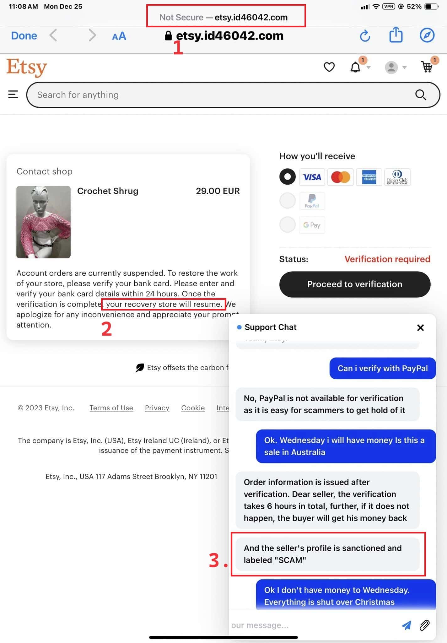 Is it a scam? Most Common Etsy Scams - Seller Edition 2024 - Just In Travel